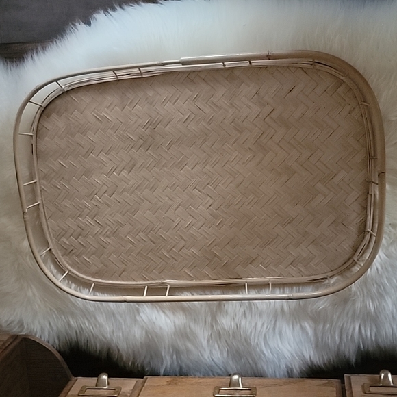 Vintage | Dining | Vintage Bamboo Tray | Poshmark